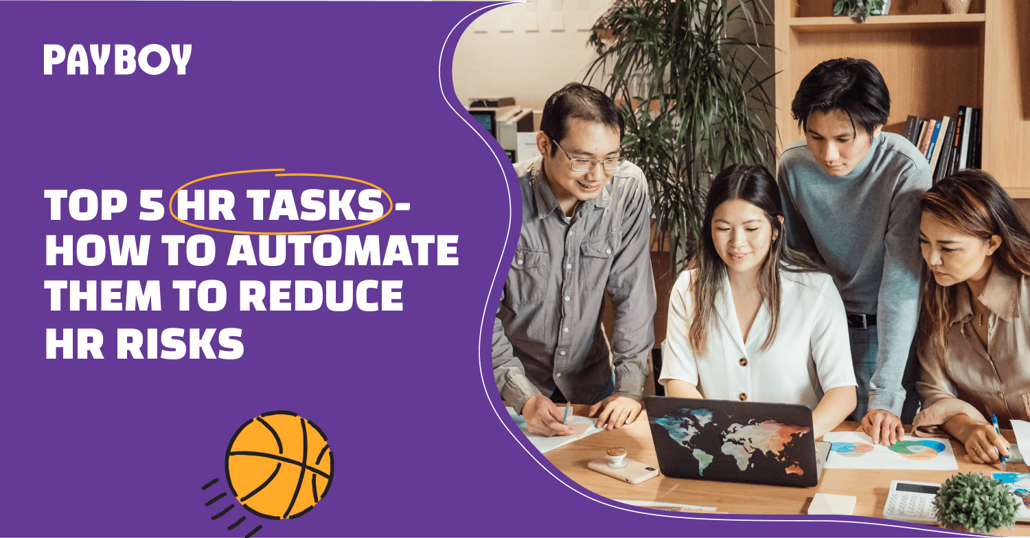 Top 5 HR tasks - How to automate them to reduce HR risks | Payboy
