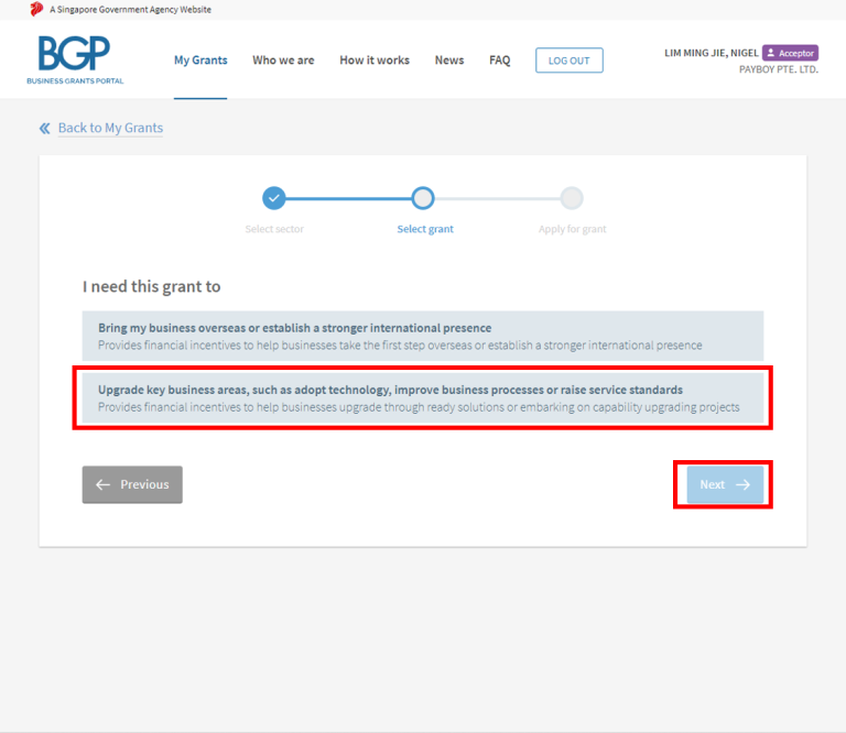 The Business Grants Portal (BGP) guide for SMEs in Singapore | Payboy