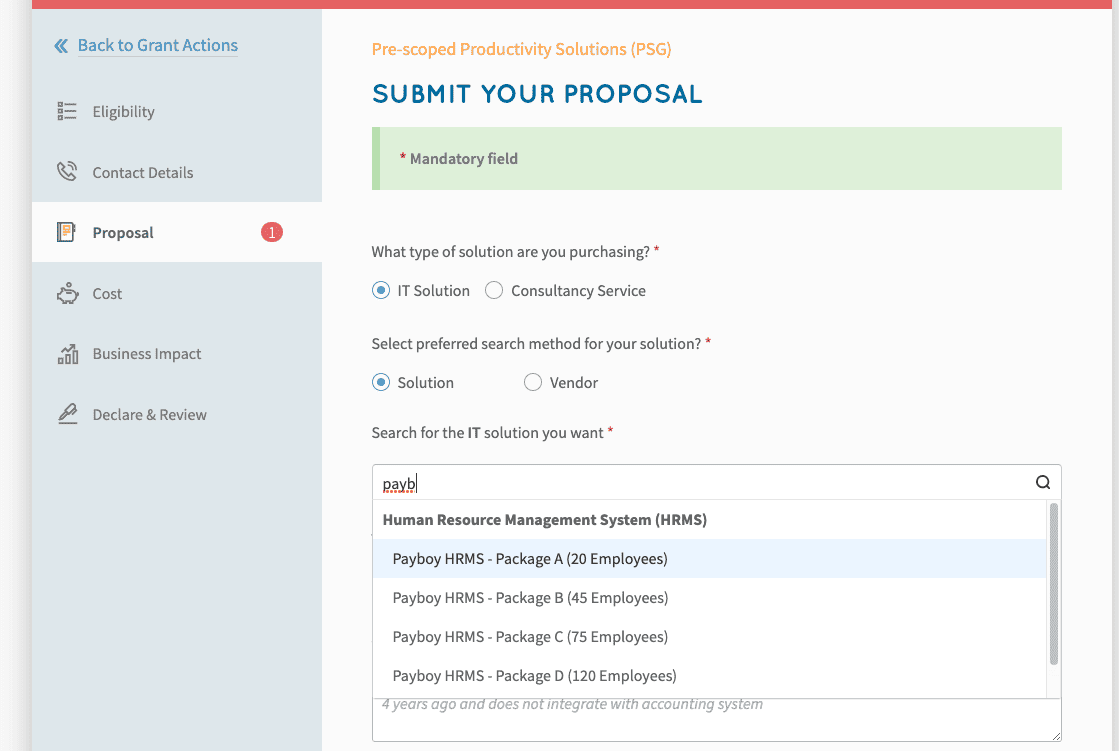 Productivity Solutions Grant (PSG) guide for SMEs in Singapore | Payboy