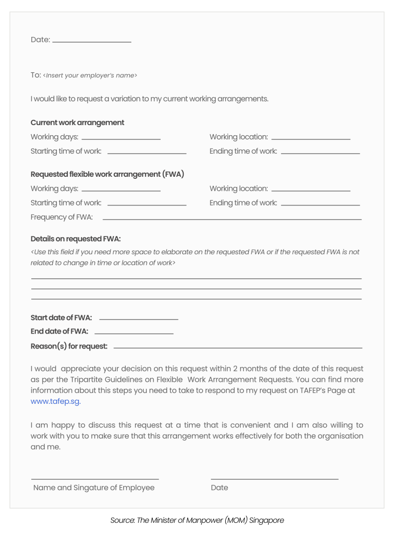 Flexible Working Arrangement (FWA) guide for employers in Singapore ...