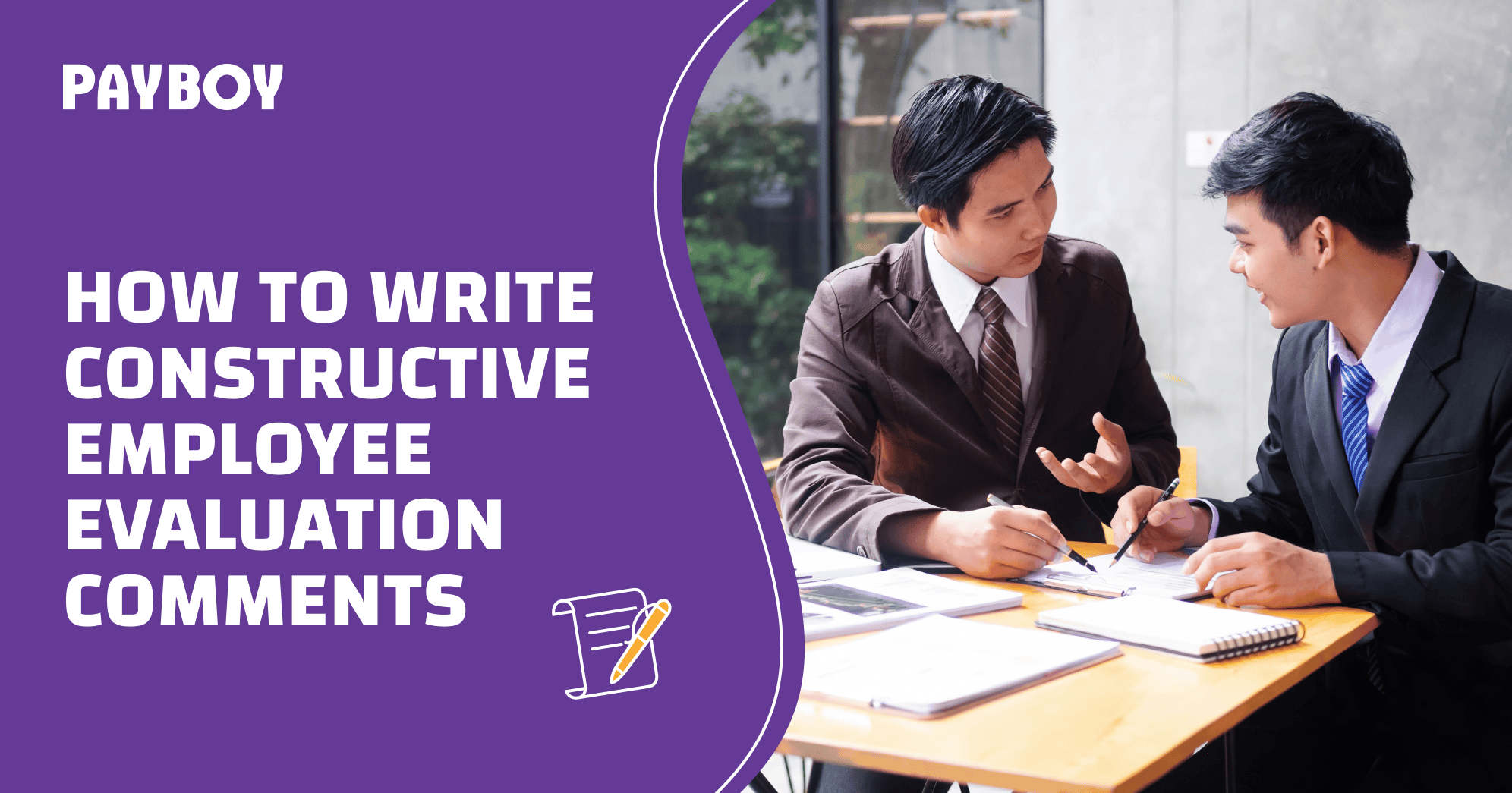 How to write constructive employee evaluation comments | Payboy HR Software
